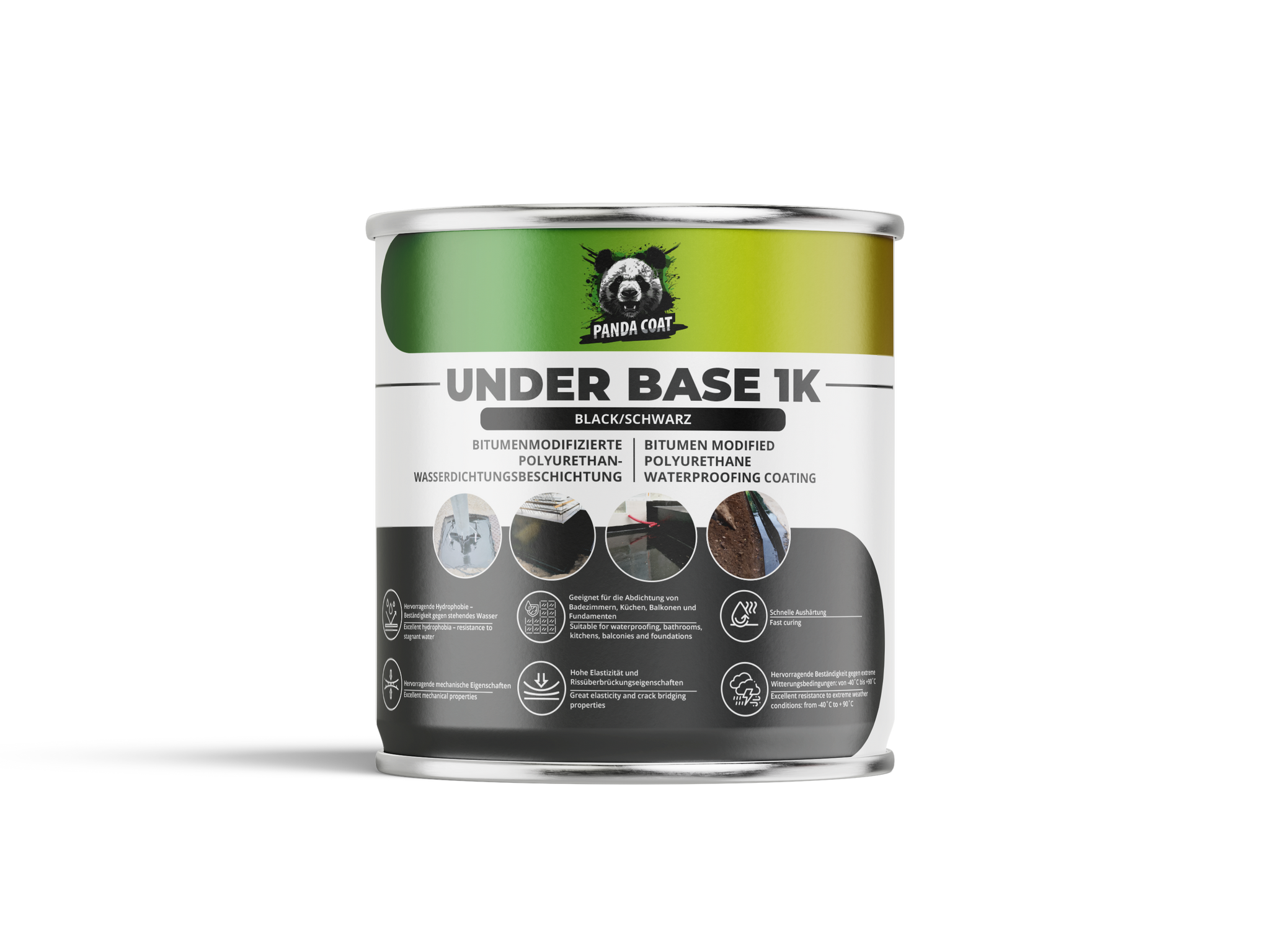Bitumen-polyurethane waterproofing coating - UNDER BASE 1K – Pandacoat